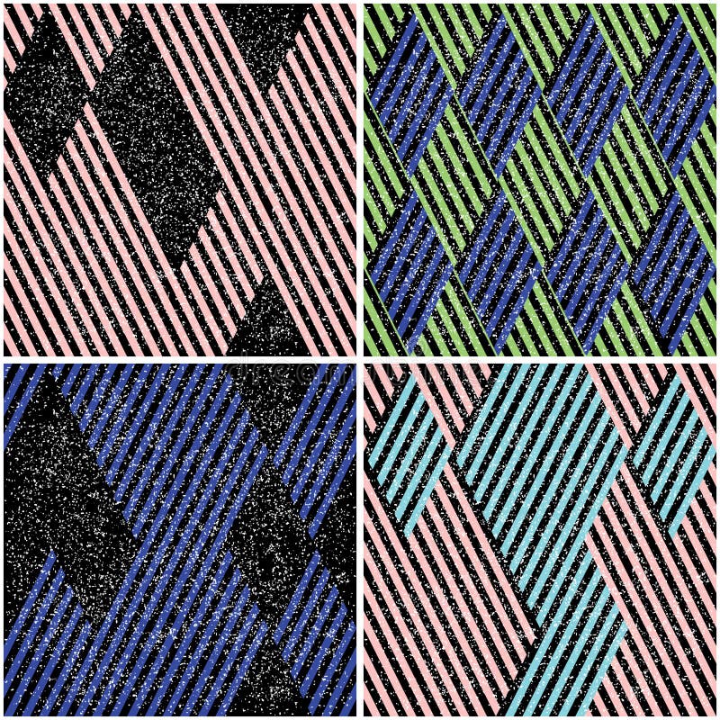 4 Different Vector Patterns in the Same Package_k Stock Vector ...