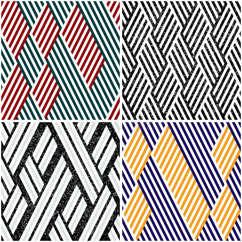 4 Different Vector Patterns in the Same Package_m Stock Vector ...