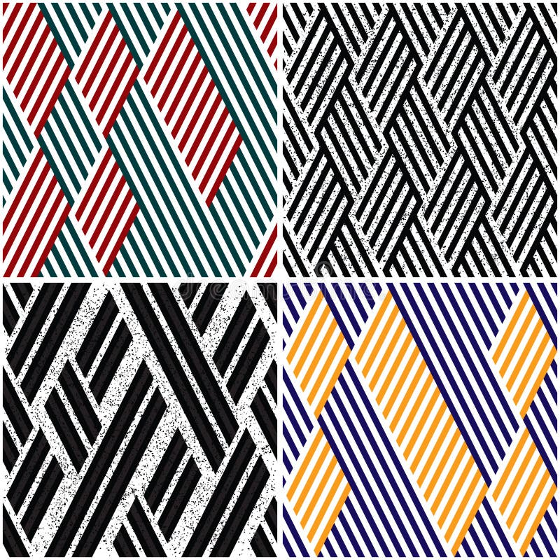 4 Different Vector Patterns in the Same Package_n Stock Vector ...