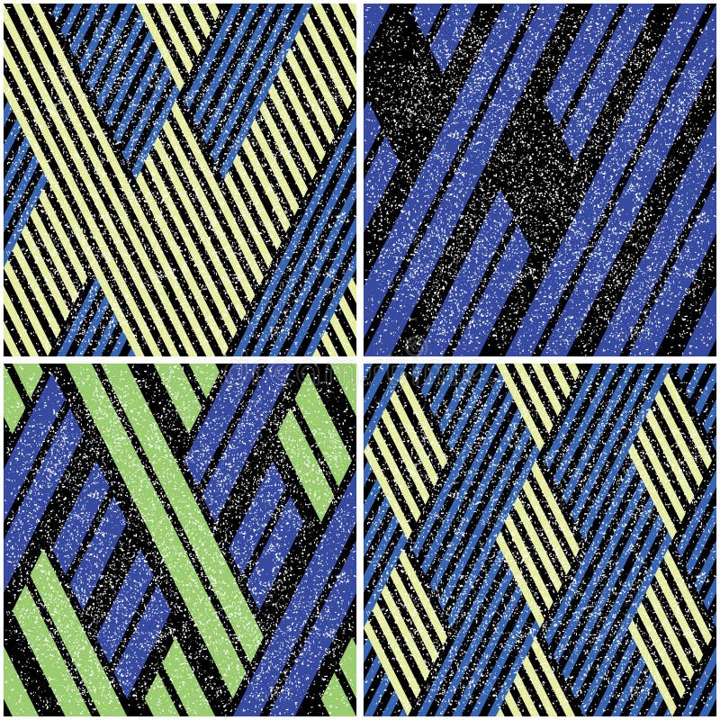 4 Different Vector Patterns in the Same Package_n Stock Vector ...