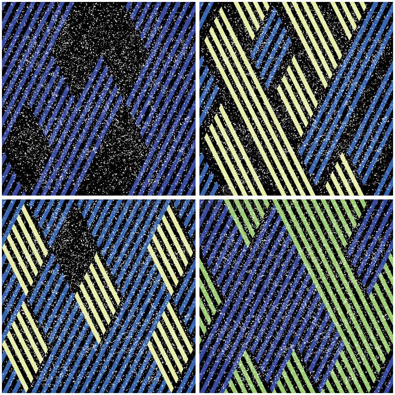 4 Different Vector Patterns in the Same Package_o Stock Vector ...