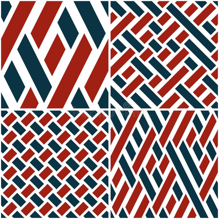 4 Different Vector Patterns in the Same Package_a Stock Vector ...