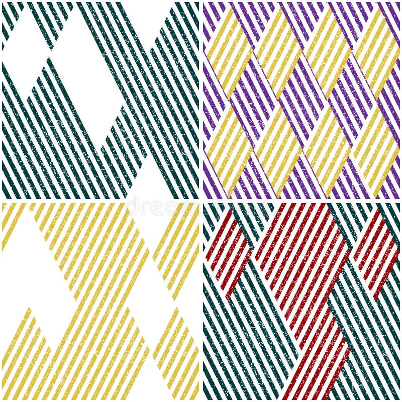 4 Different Vector Patterns in the Same Package_a Stock Vector ...