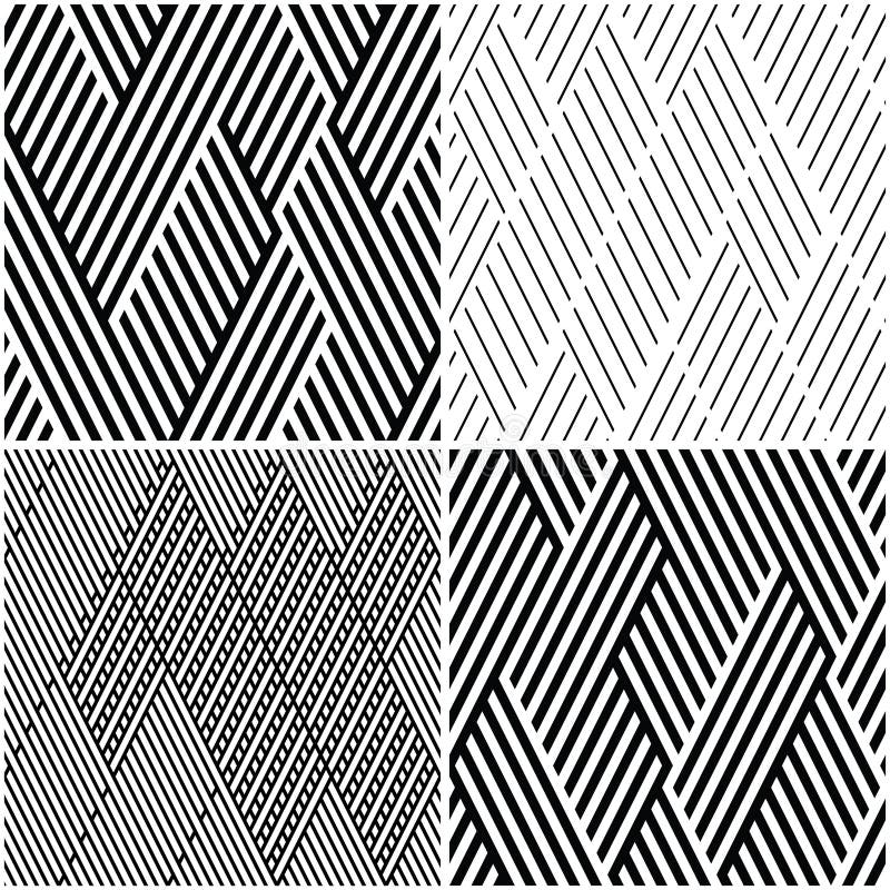 4 Different Vector Patterns in the Same Package_p Stock Vector ...