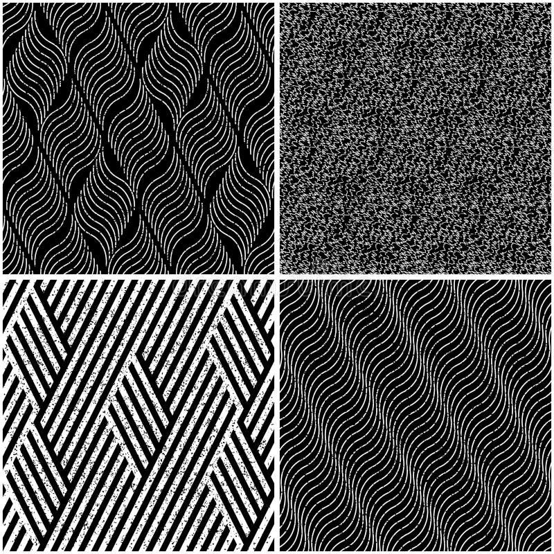 4 Different Vector Patterns in the Same Package_s Stock Vector ...