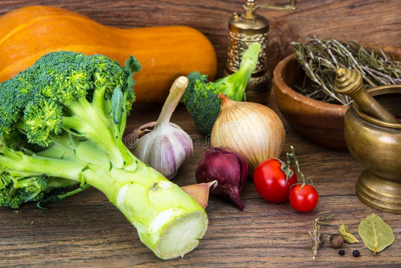 Different Vegetables for Cooking Stock Image - Image of natural, fresh ...