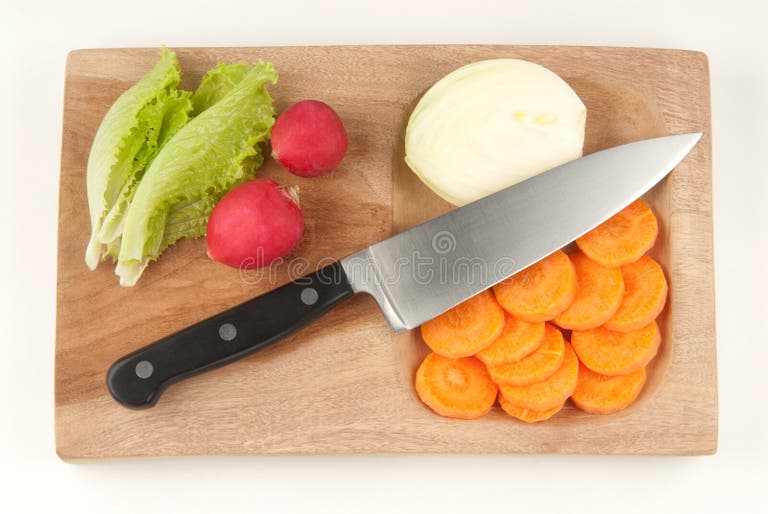 Different Vegetables on a Cutting Board Stock Photo - Image of ...