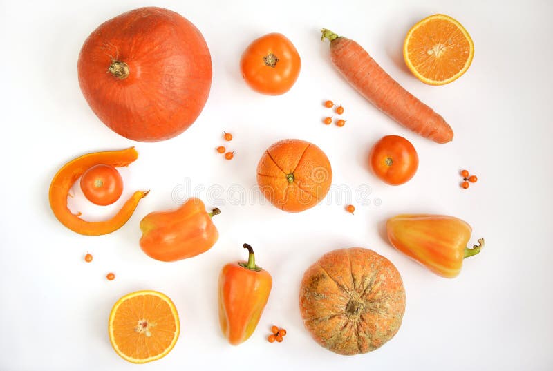 Orange Colored Fruit