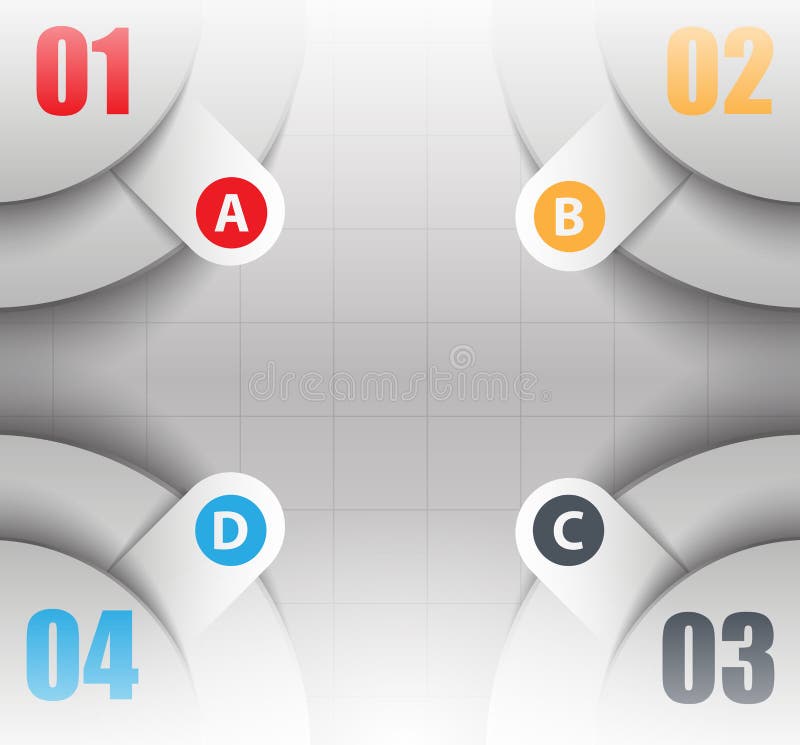 Different Versions of Data, 3d Infographics Stock Vector - Illustration ...