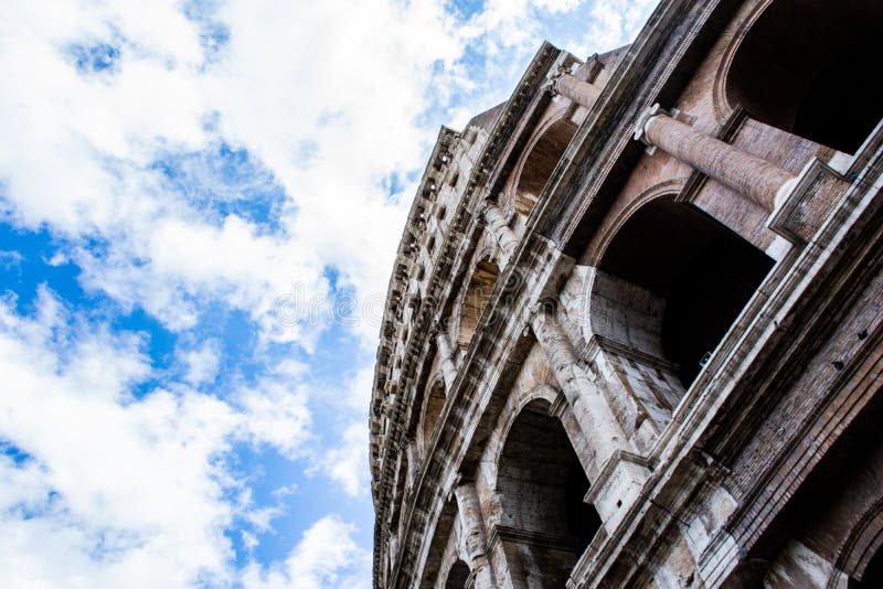 A Different View Af Coliseum Stock Image - Image of italian, culture ...
