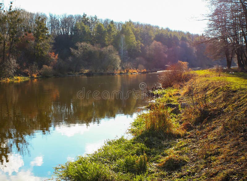 Different Views Of Autumn Scenery Stock Photo - Image of forest, path ...