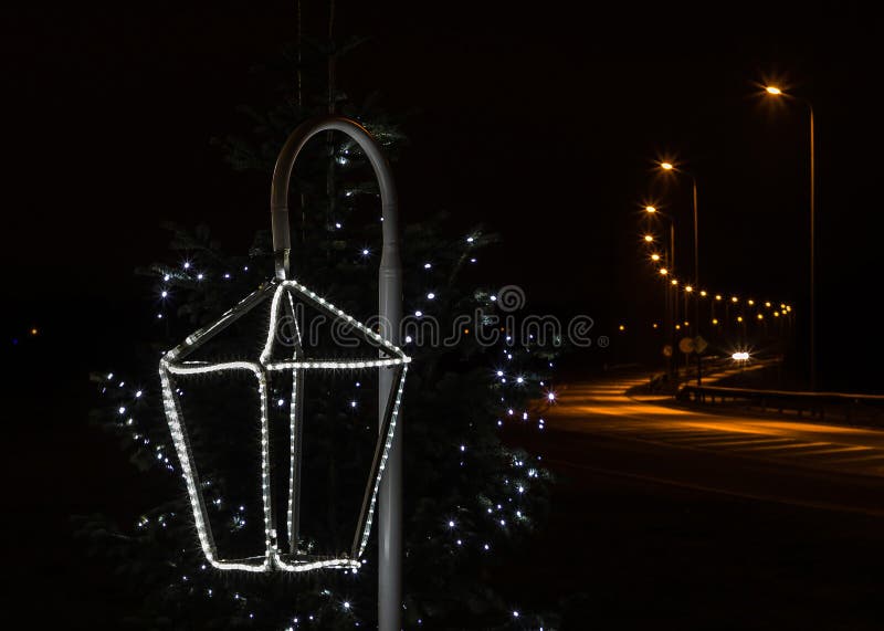 Different Views of the City at Night Stock Image - Image of dusk ...