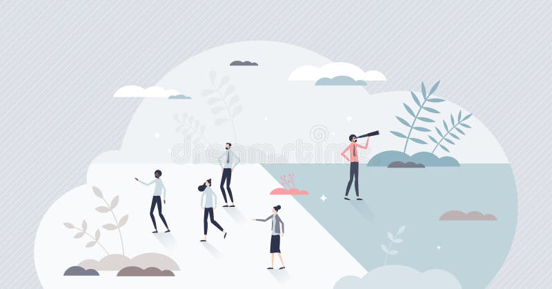 Different Vision As Unique Leader with Creative Solutions Tiny Person ...