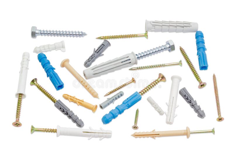 Different Wall Plugs on a Light Background Stock Photo - Image of ...