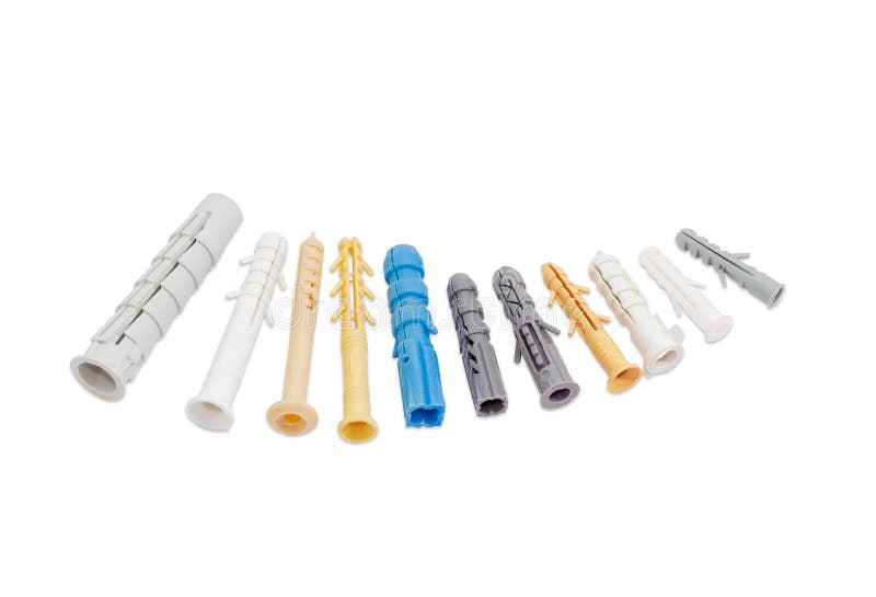 Different Wall Plugs on a Light Background Stock Image - Image of wall ...