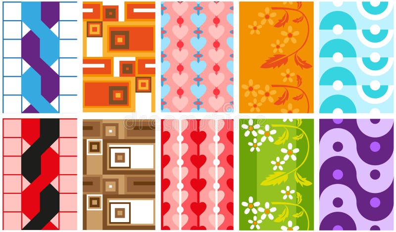 Different wallpaper stock vector. Illustration of purple - 38123219