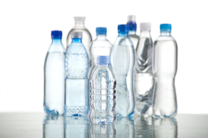 Pile of Fresh Water Bottles Stock Photo - Image of cold, condensation ...