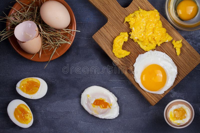 Different Ways of Cooking Eggs Stock Photo - Image of herb, omelet ...