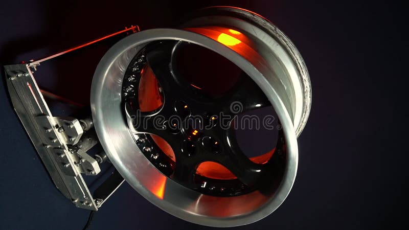 Different Widths with a Shelf Black Wheels Vertical Video Stock Footage ...