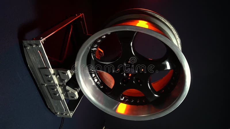 Different Widths with a Shelf Black Wheels Vertical Video Stock Footage ...