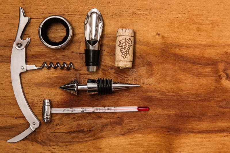 Different wine tools stock image. Image of restaurant - 58222757