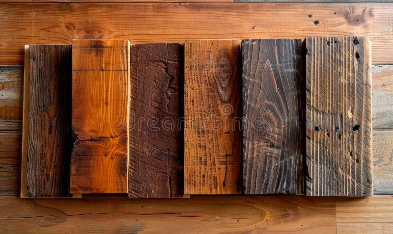 Different Wood Floor Samples Display a Range of Textures, Colors, and ...