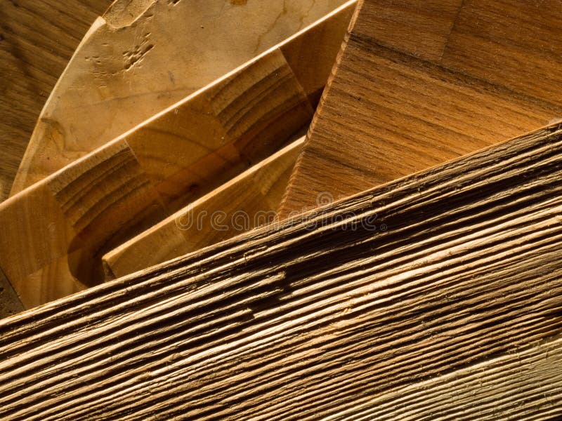 Different Wooden Textures. Many Different Boards Together. Background ...