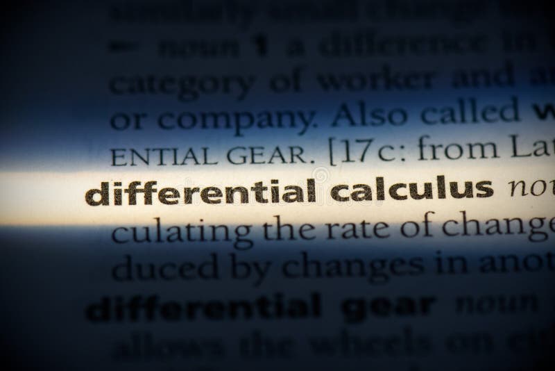 Differential calculus stock image. Image of isolated - 161578639