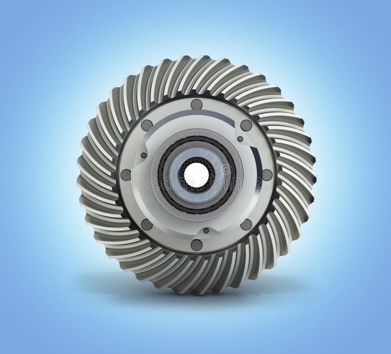 The Differential Gear on White Background 3d Illustration without ...