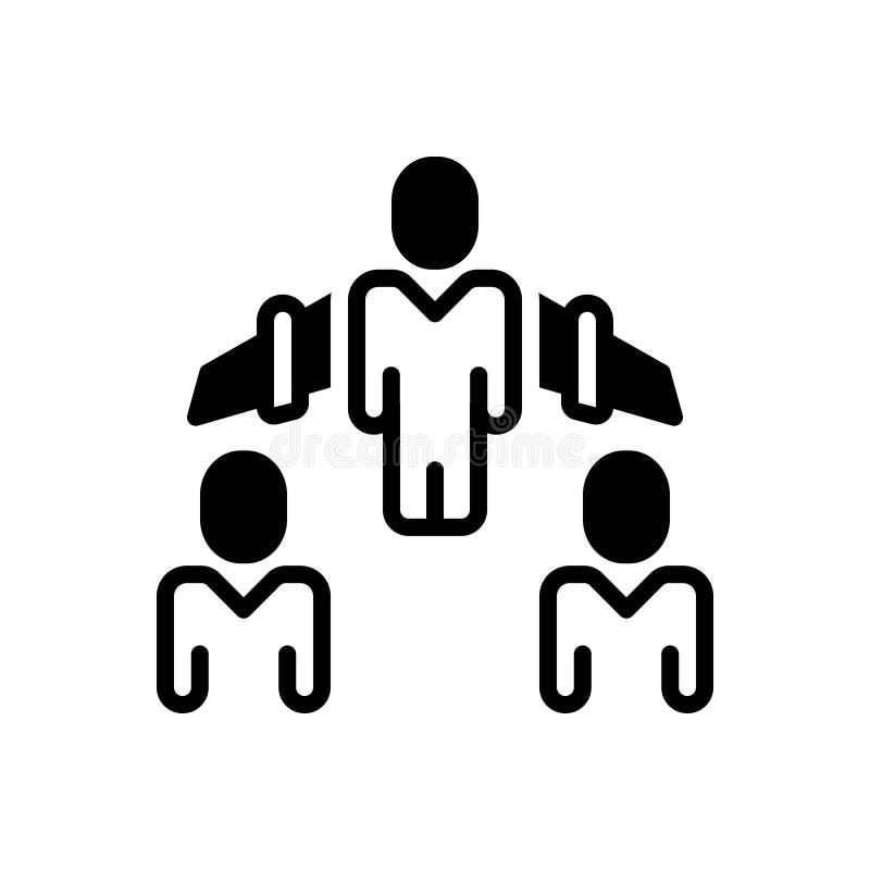 Black Solid Icon for Differential, Distinctive and Different Stock ...