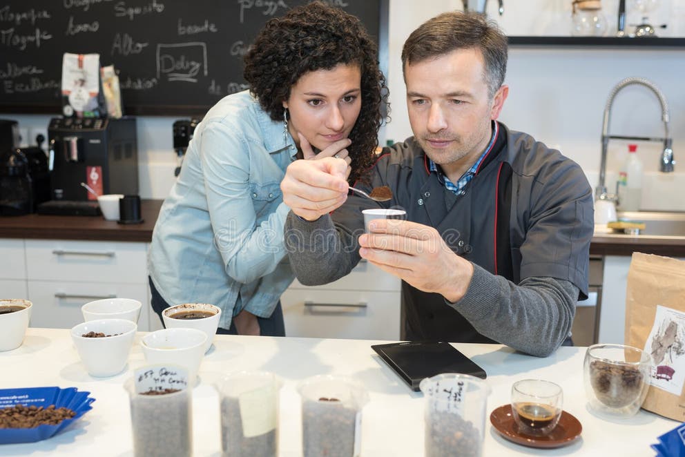 Differentiating Different Tastes Coffee Stock Image - Image of close ...