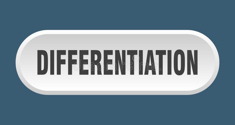 Differentiation button stock vector. Illustration of flat - 196843272