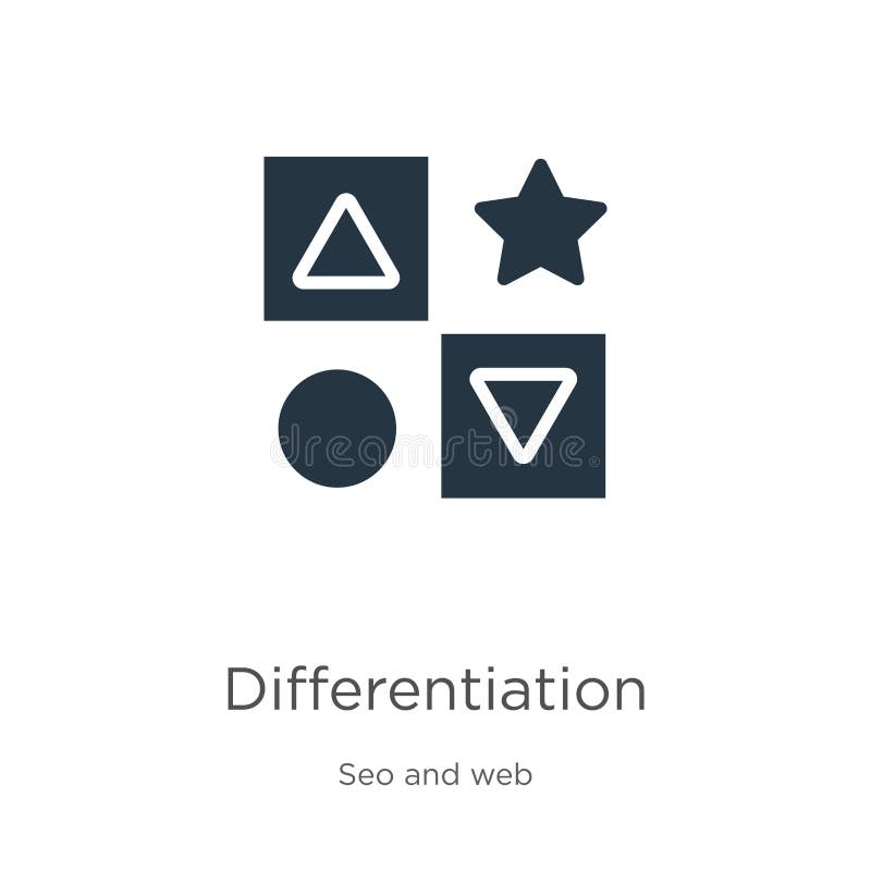 Differentiation Icon Stock Illustrations – 1,464 Differentiation Icon ...
