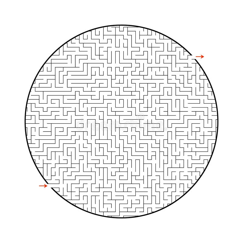 Difficult Big Maze. Game for Kids and Adults. Puzzle for Children ...