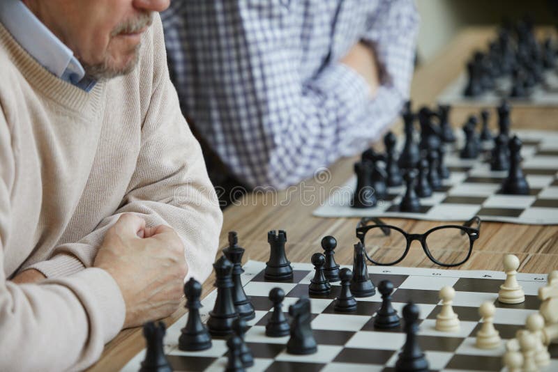 Difficult chess tournament stock photo. Image of move - 150001382