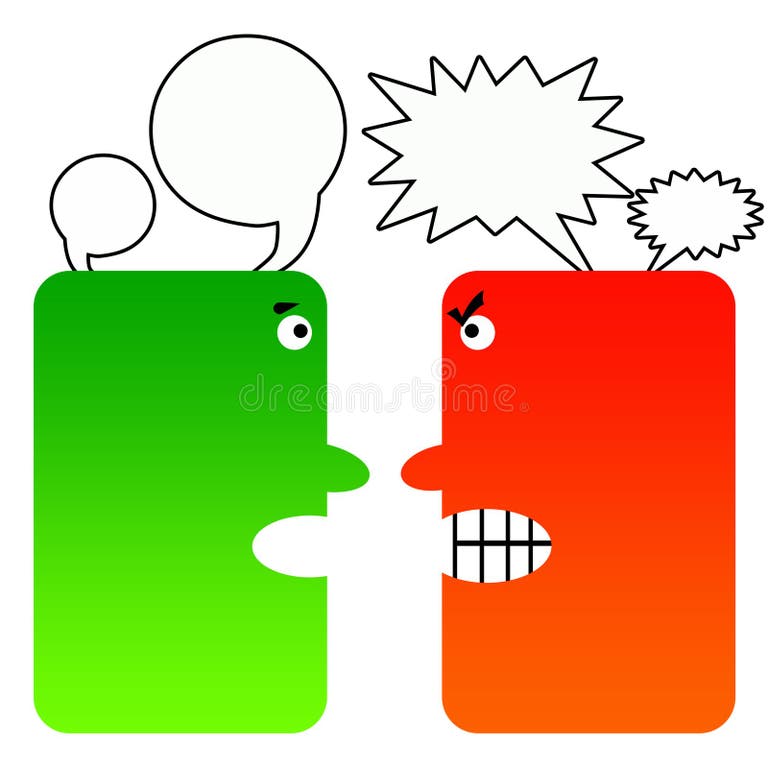 Difficult Conversation Stock Illustrations – 487 Difficult Conversation ...