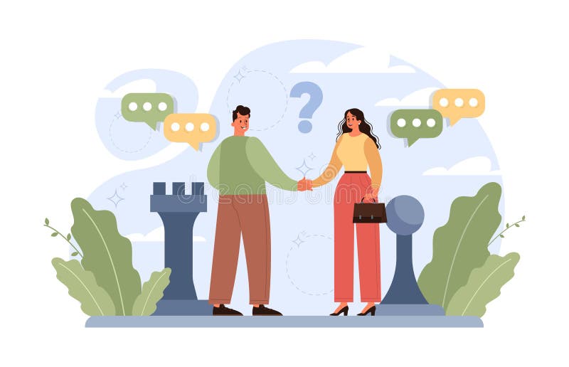 Difficult Decision-making Concept Set. Multiple Options Dilemma Stock ...