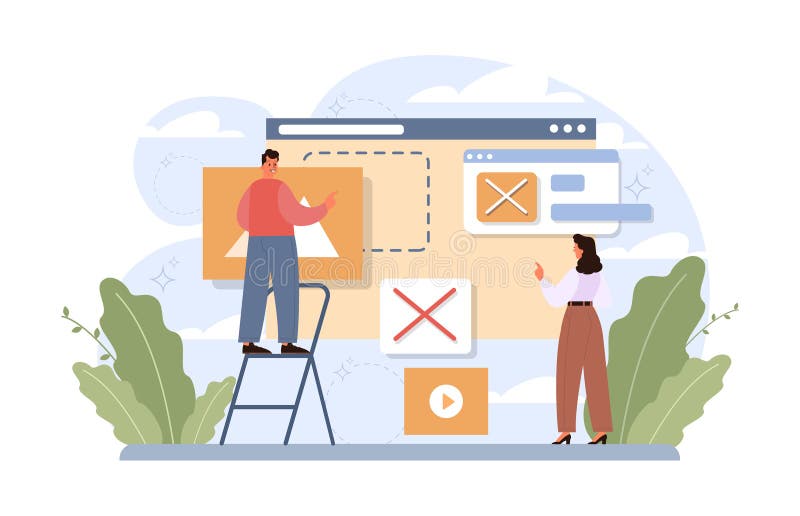 Difficult Decision-making Concept Set. Multiple Options Dilemma Stock ...