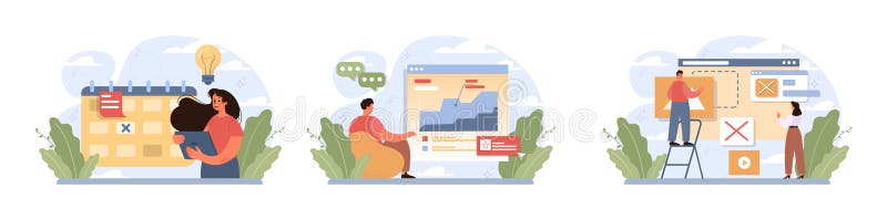 Difficult Decision-making Concept Set. Multiple Options Dilemma Stock ...