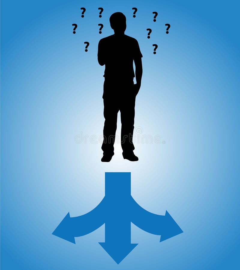Difficult Decisions stock illustration. Illustration of achievement ...