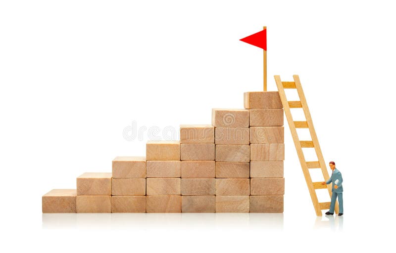 Difficult and Easy Way To Achieve the Goal. Concept of Choosing a ...