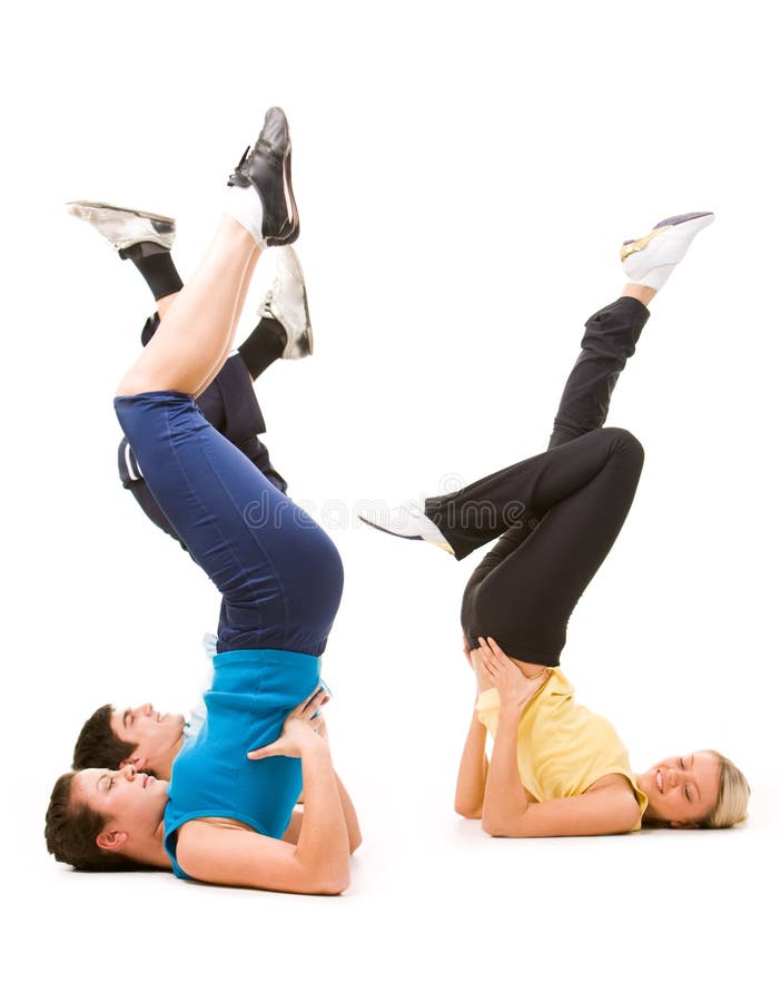 Difficult exercise stock image. Image of hand, feminine - 8410287