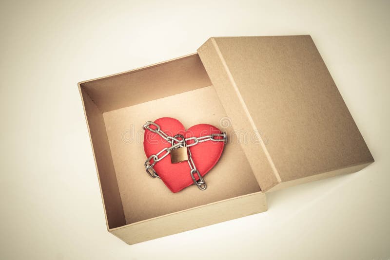 Chained box stock image. Image of protected, lock, secure - 17386593