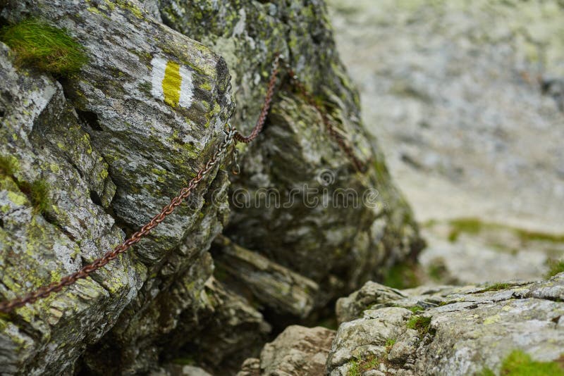 Difficult mountain trail stock image. Image of climb - 60427143
