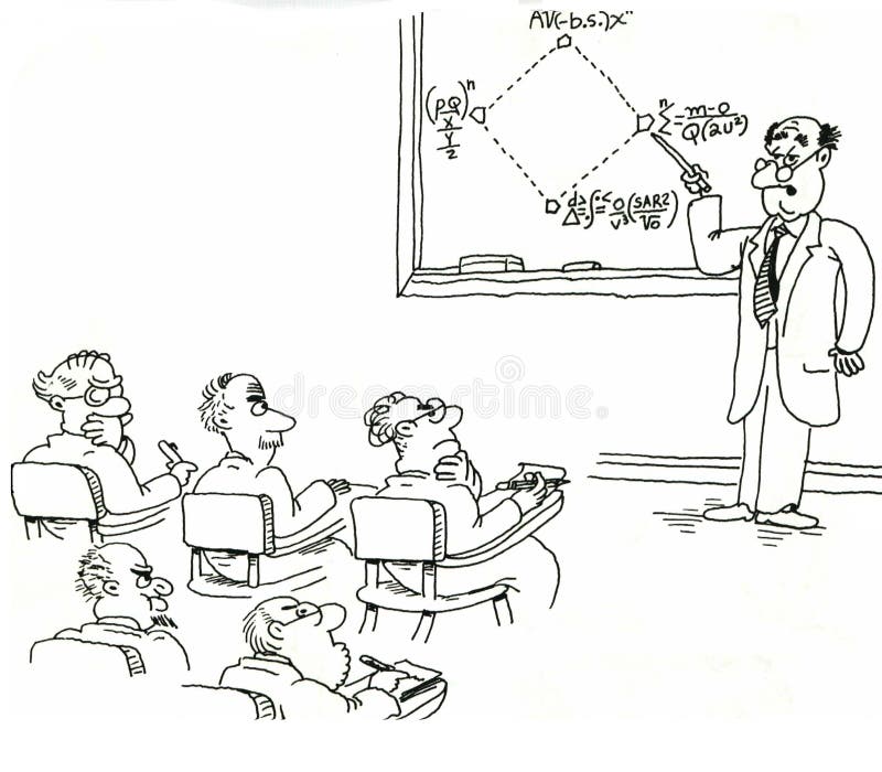 Math Classroom Cartoons Stock Illustrations – 10 Math Classroom ...