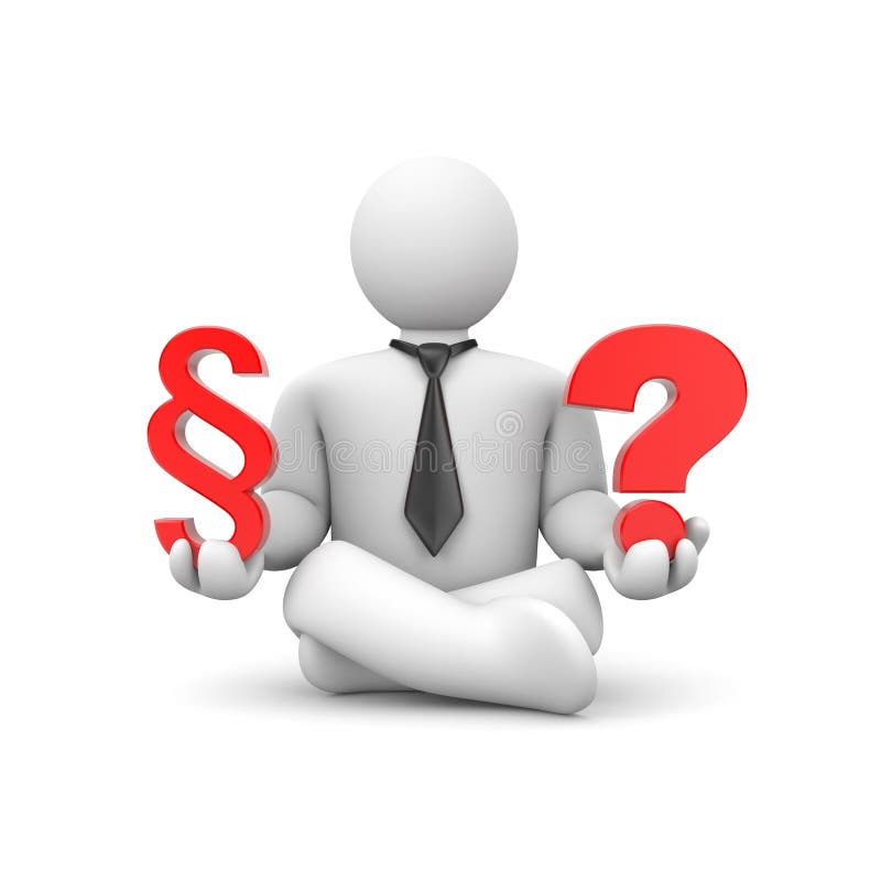 Difficult question stock illustration. Illustration of businesspeople ...