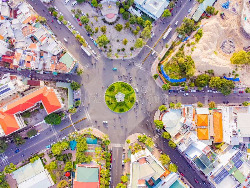 A Difficult Road Intersection. Stock Image - Image of activities ...