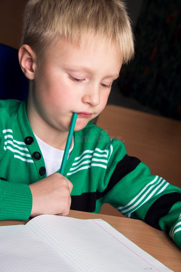 Difficult school homework stock image. Image of homework - 61337953