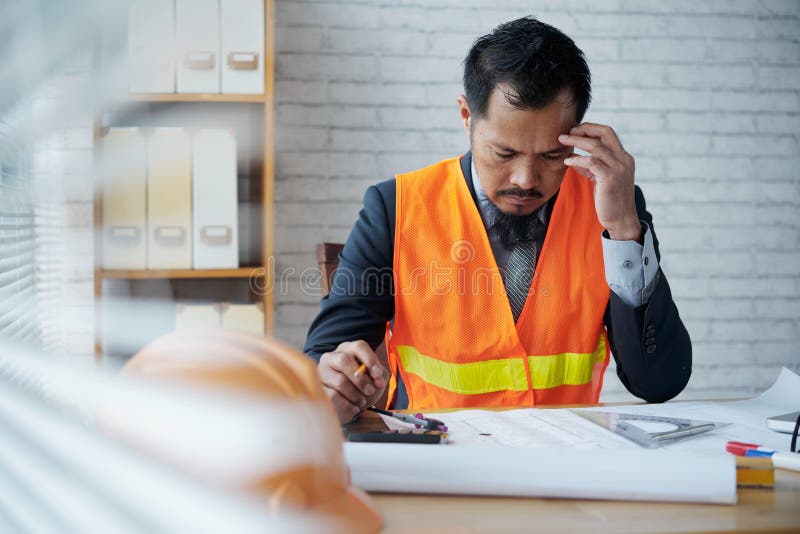 Difficult work stock photo. Image of building, sitting - 114272436