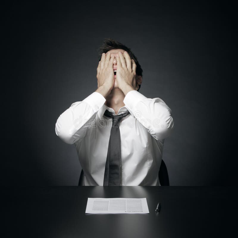 Difficulties at work stock photo. Image of working, depressed - 29003478